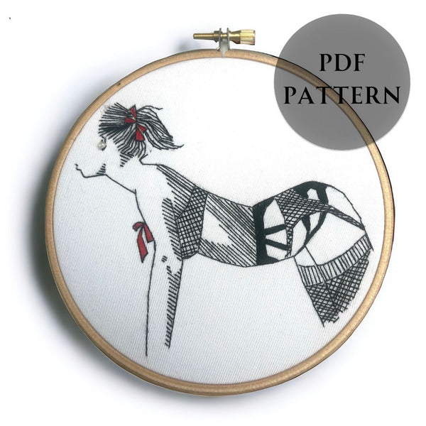 PDF - Ruby / PDF Embroidery Pattern – Sip & Sew