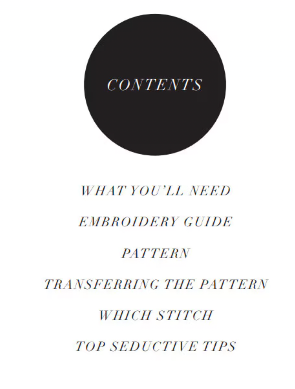 PDF - Emily / PDF Embroidery Pattern – Sip & Sew